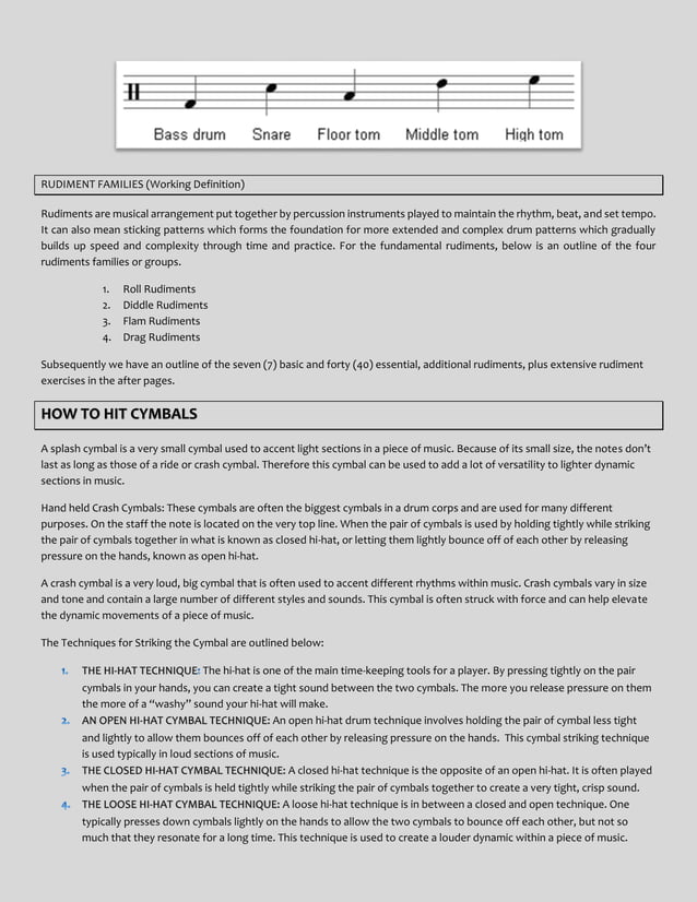 Pathfinder Drum Corps Guide | PDF