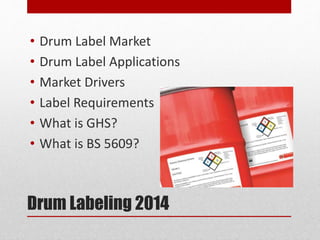 Drum Labeling Osha Compliance | PPTX