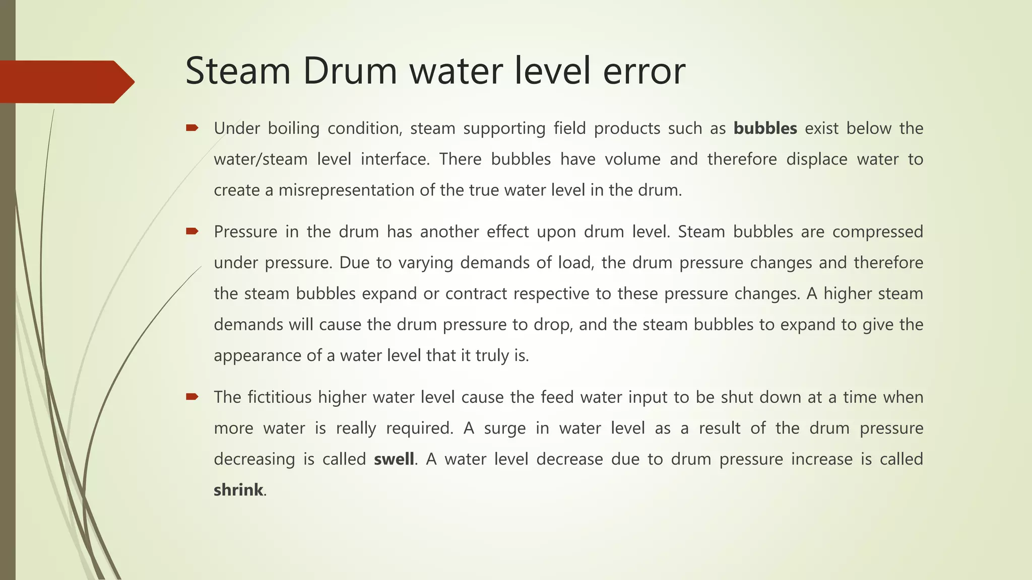 Boiler drum's water level control | PPTX