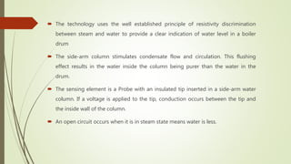 Boiler drum's water level control | PPTX
