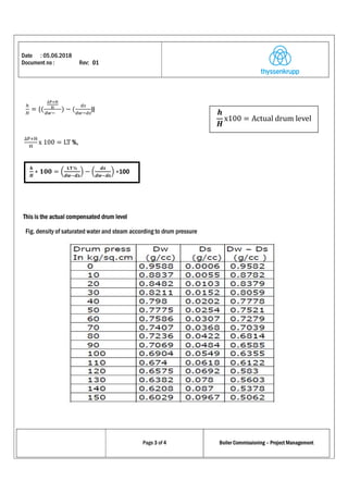 Drum level control rev01 | PDF