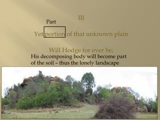 Analysis of the poem: Drummer Hodge.pptx