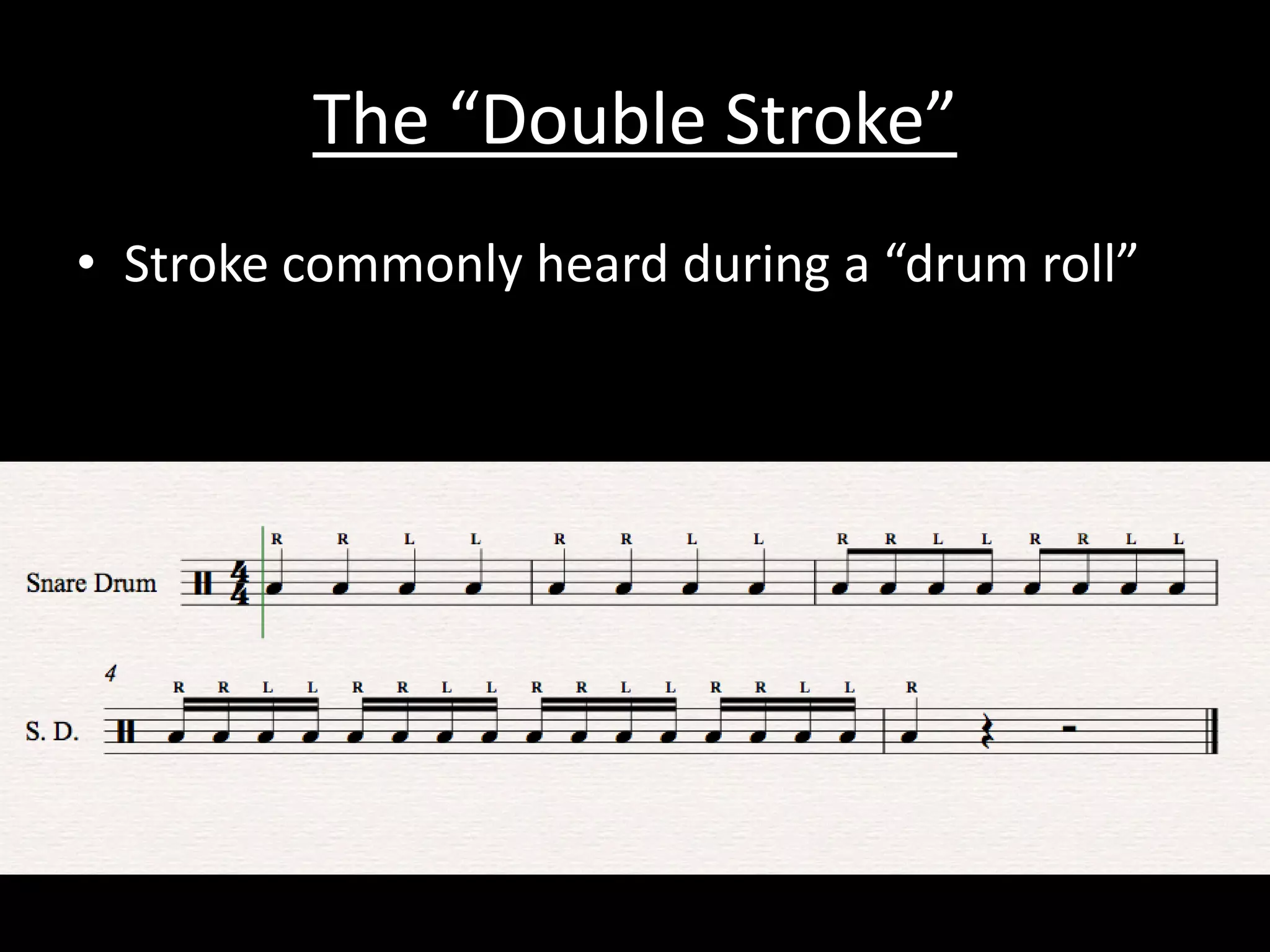 Drum rudiments | PPTX