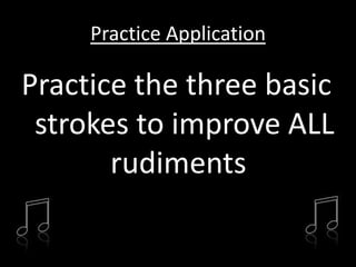 Drum rudiments | PPTX