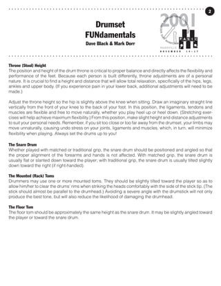 Drumset fundamentals by review xplorer.com