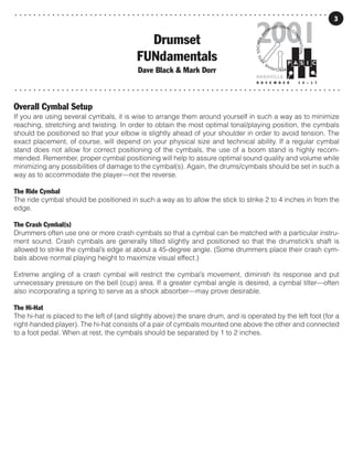 Drumset fundamentals by review xplorer.com