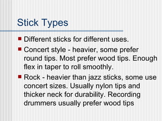 Drumsticks | PPT