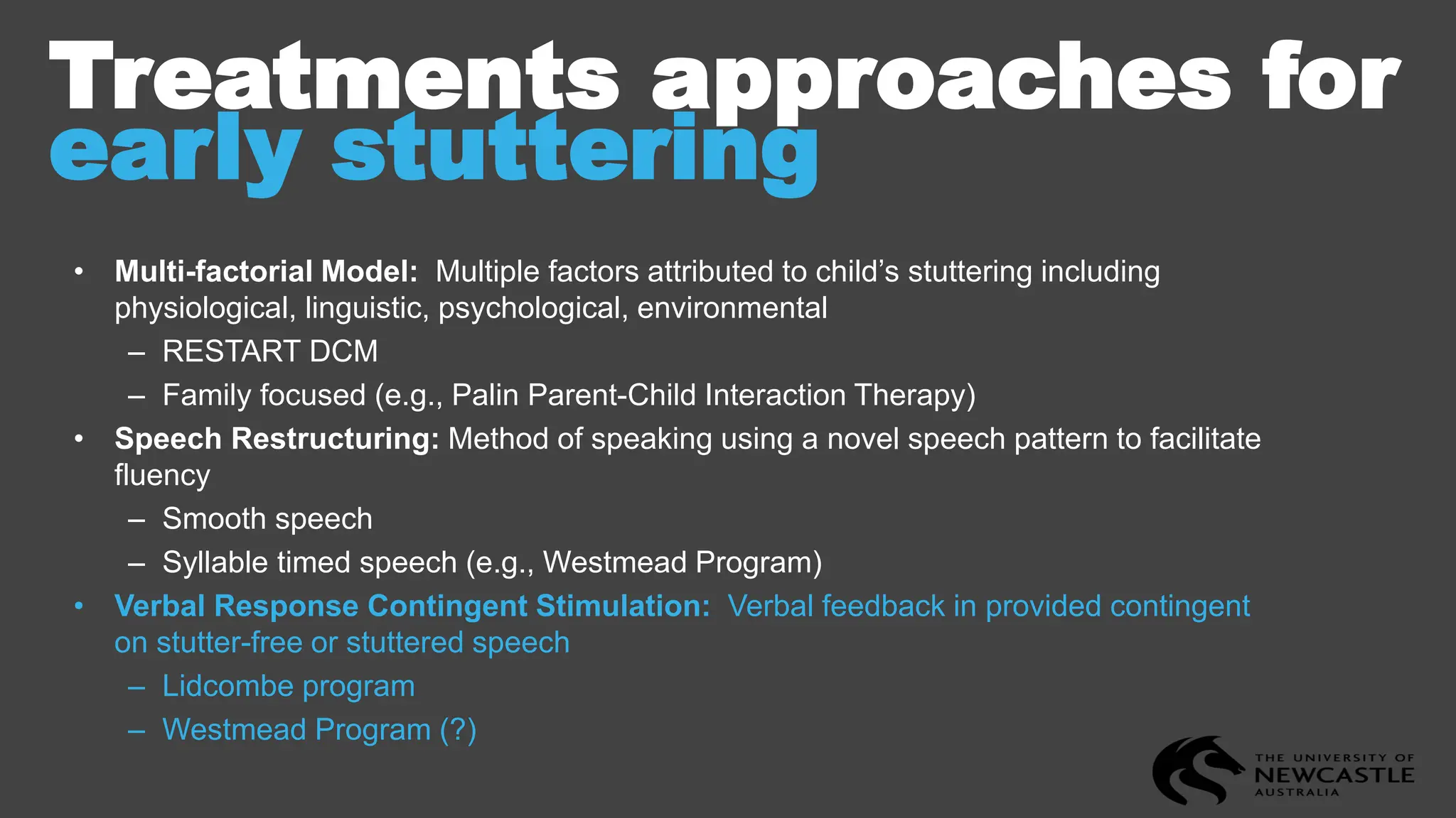 Lidcombe Program for stuttering for children intervention | PDF
