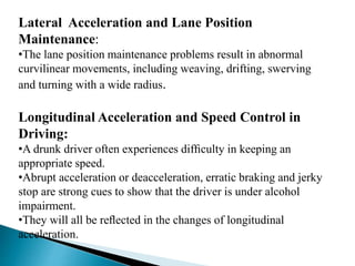 Mobile Phone Based Drunk driving detection | PPTX