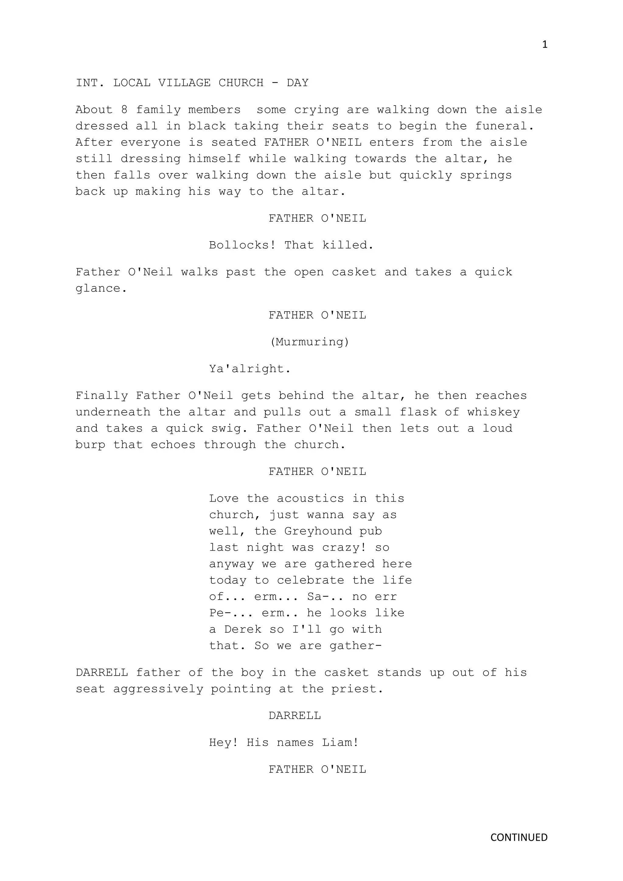 Drunken priest | DOCX