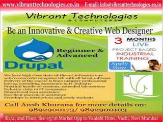 Drupal Training Topics | PPT
