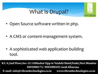 Drupal Training Topics | PPT