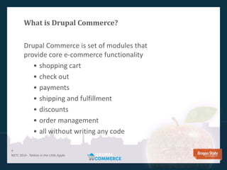 Creating an e-commerce publications catalog with Drupal Commerce | PPT