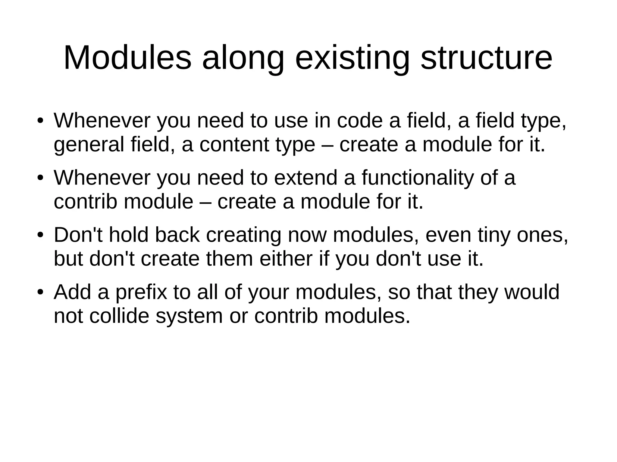 Drupal: code complexity | ODP