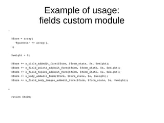 Drupal: code complexity | ODP
