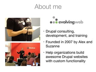 Creating a Drupal Install Profile for a Large Organization | PPT