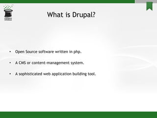 An Introduction to Drupal | PPT | Web Development | Internet