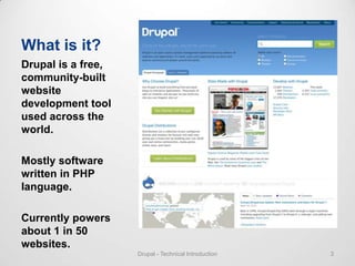 Drupal Overview For Techies | PPTX