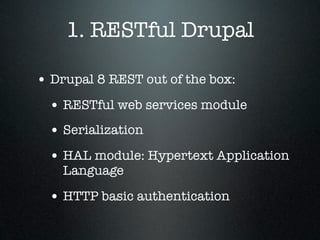 Drupal 8 as a mobile backend | PPT