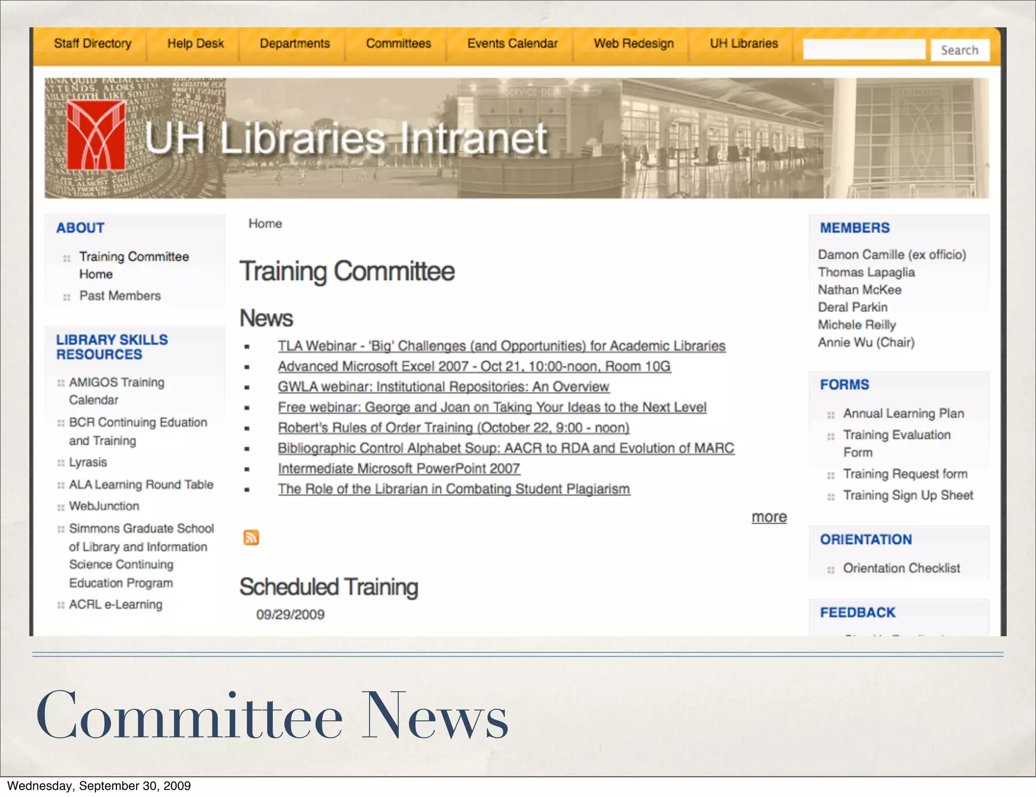 Building a Drupal-driven Intranet | KEY