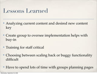Building a Drupal-driven Intranet | KEY