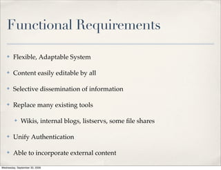 Building a Drupal-driven Intranet | KEY