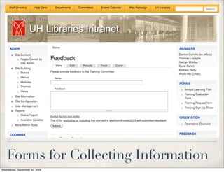 Building a Drupal-driven Intranet | KEY