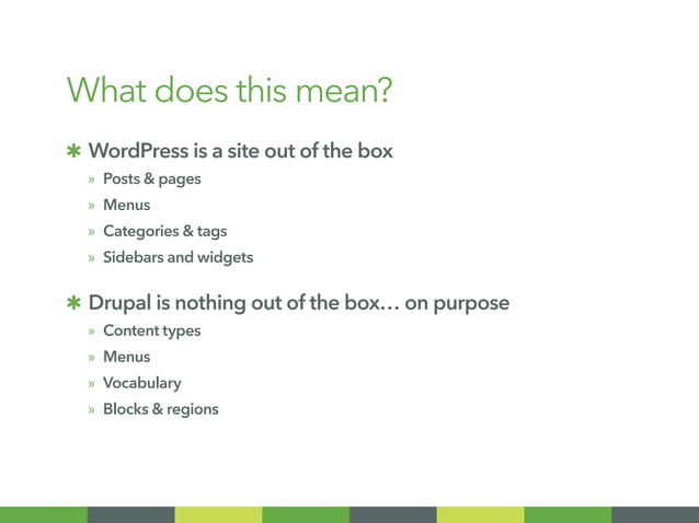 Drupal vs. Wordpress | PPT