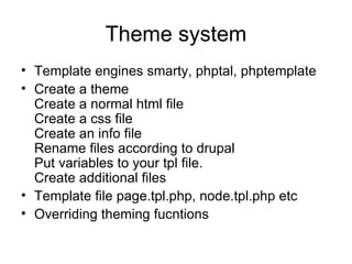 Drupal 6 in a nutshell | PPT