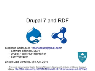 Drupal 7 and RDF | PDF | Databases | Computer Software and Applications