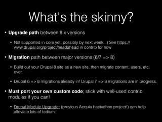 Drupal 8 - Build Week Update | PPT