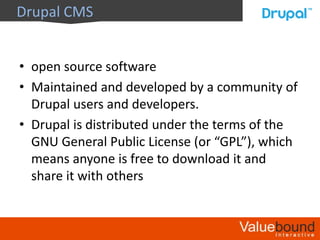 Drupal 8 by valuebound | PPT