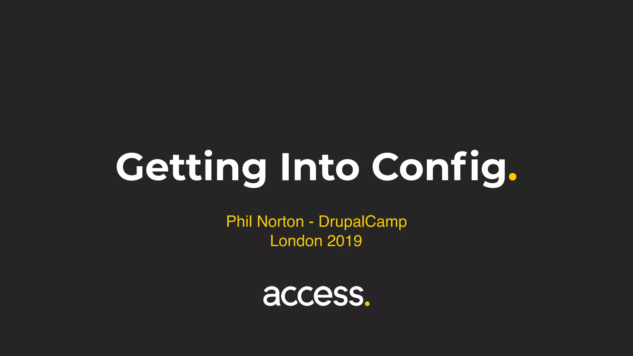 Getting Into Drupal 8 Configuration | PDF | Computing | Technology & Computing