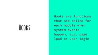 Drupal 8 Hooks | PPTX | Email | Internet