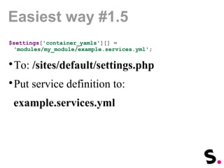 Drupal 8 override: services and plugins | PPT