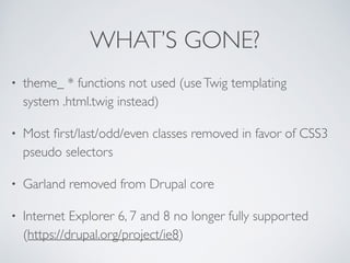 Drupal 8 theming | PPT
