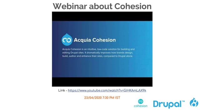 Acquia and Cohesion overview | PPT