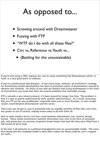 Building the Next Generation Public Library Website with Drupal | PDF | Web Development | Internet