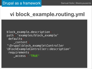 Drupal as a framework | PPT