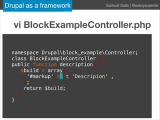 Drupal as a framework | PPT