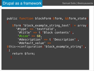 Drupal as a framework | PPT