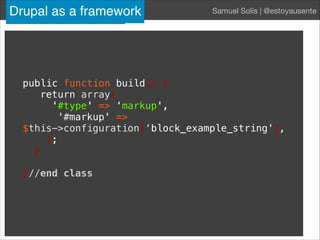 Drupal as a framework | PPT
