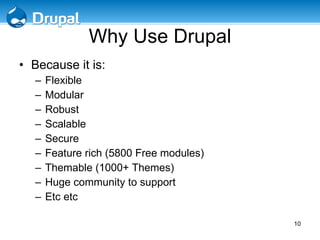 Drupal A non technical Introduction | PPT
