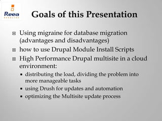 Tips and tricks for building Large web applications with Drupal | PPT