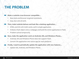 Drupal + HTML5 + CSS3 + JS = Rich Internet Application | PDF