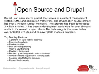 DrupalCampSFL OpenPublic Overview | PPT