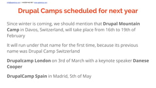 Drupal Camps in Europe | PPT