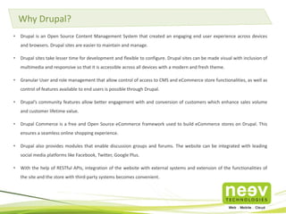 Drupal Capabilities @ Neev | PPTX