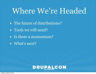Drupal Distributions: The Dos and Don'ts: | PDF | Operating Systems | Computer Software and ...