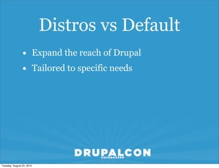 Drupal Distributions: The Dos and Don'ts: | PDF | Operating Systems | Computer Software and ...